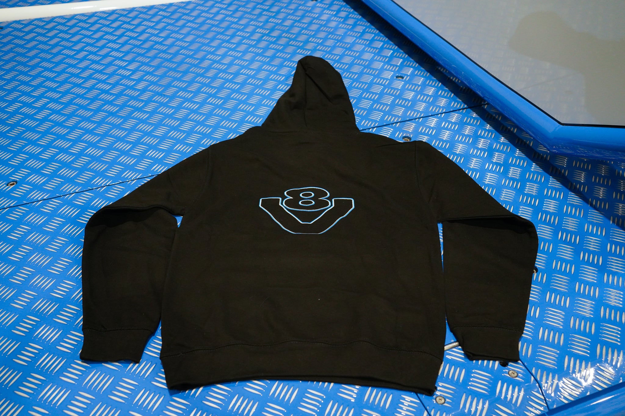 V8 TRUCKER TIM HOODIE – Trucker Tim Merchandise